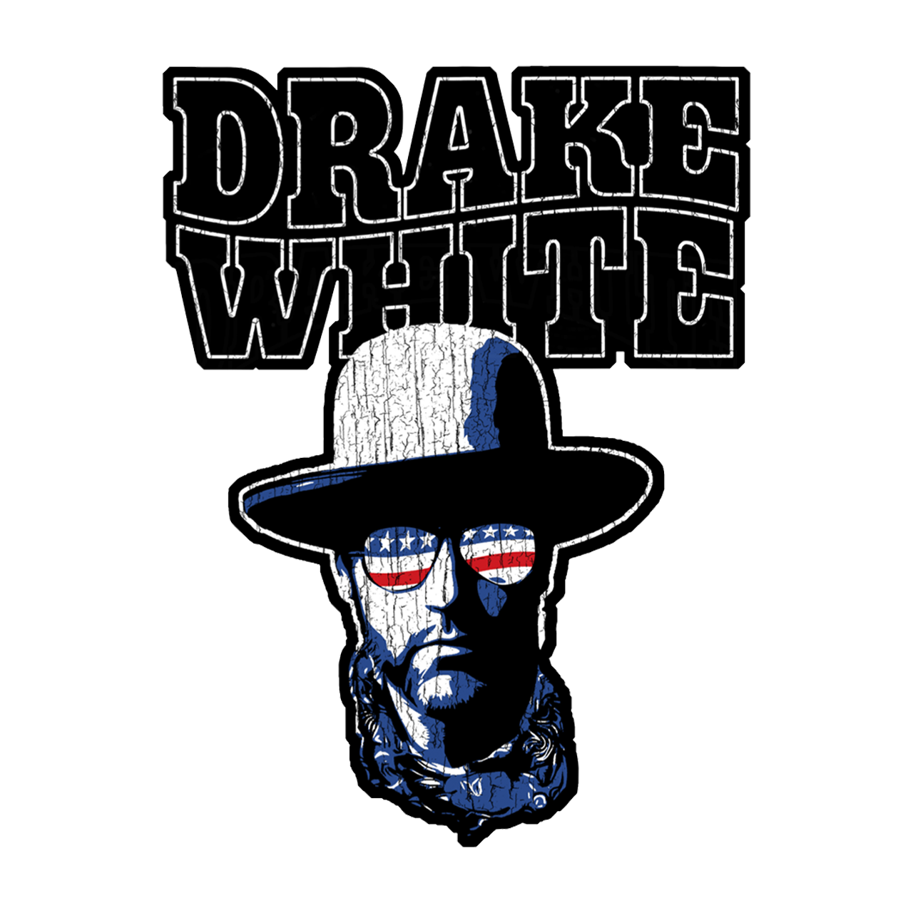 Drake White Official Die Cut US Flag Sticker – Drake White Official ...