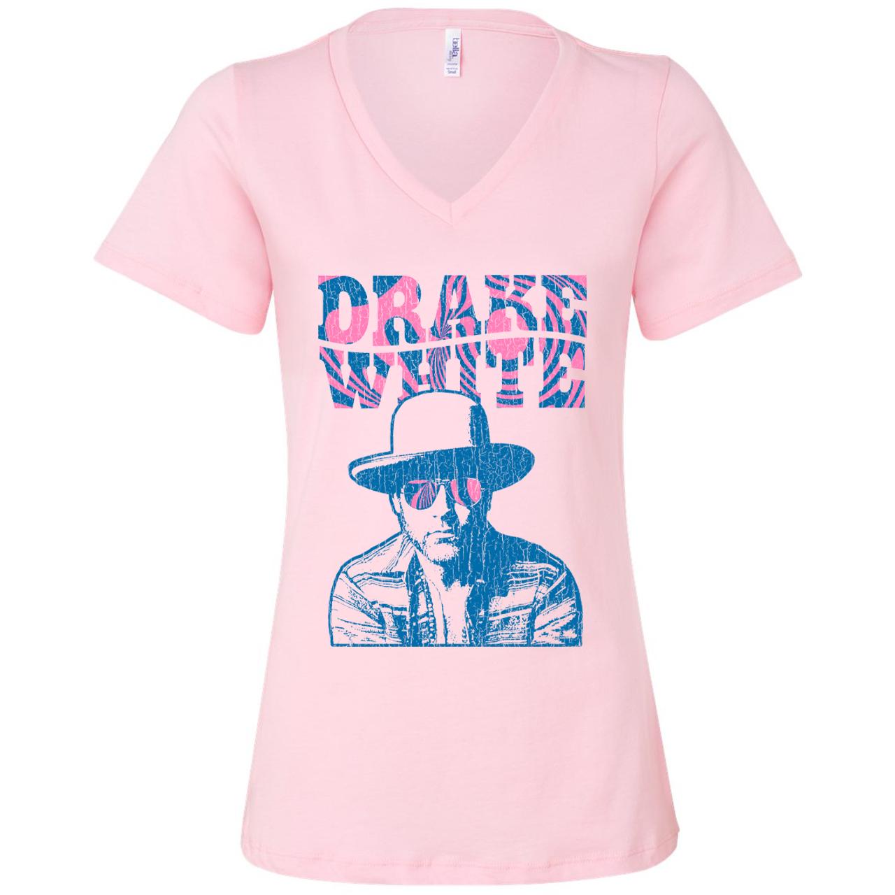 2022 Drake White Trippy Ladies Pink Tee – Drake White Official Merchandise